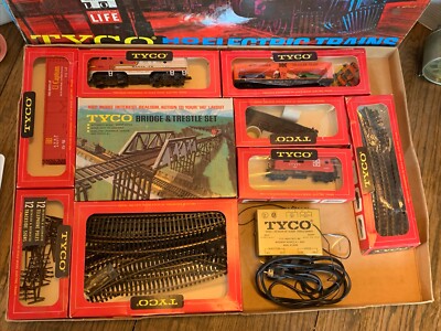 Tyco 1960’s HO T6958 Santa Fe Train Set | eBay