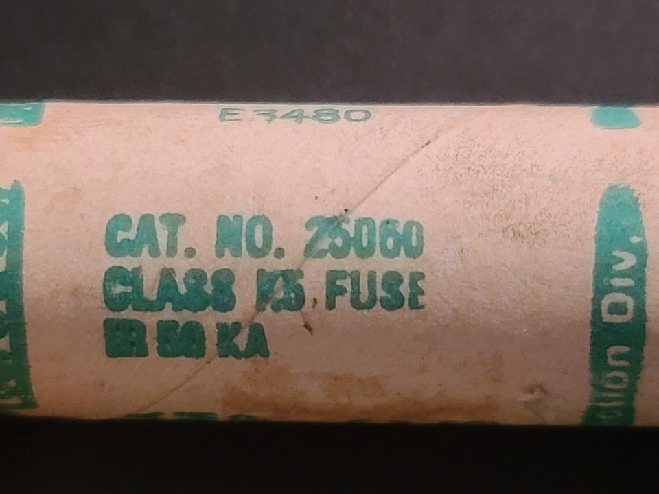 (LOT OF 5) NEW Shawmut 60 Amp 250V Fuses Cat. No. 25060 Class K5 | eBay