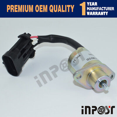 2848A281 12V Fuel Shutoff Solenoid For Perkins U Series | eBay