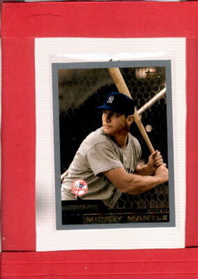 2006 Topps Mantle Collection Bat Relics Black #2000 Mickey Mantle MINT ...