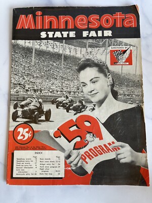 1959 Minnesota State Fair Program Ads Racing History | eBay