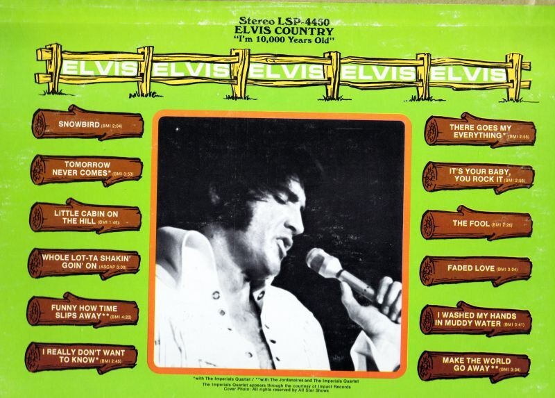 Elvis Presley - Elvis Country Tan Label Vinyl LP | eBay