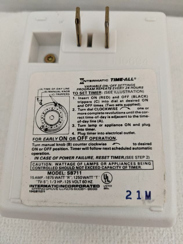 Intermatic 15 Amp Digital Residential Hardwired Lighting Timer Instructions | Shelly Lighting