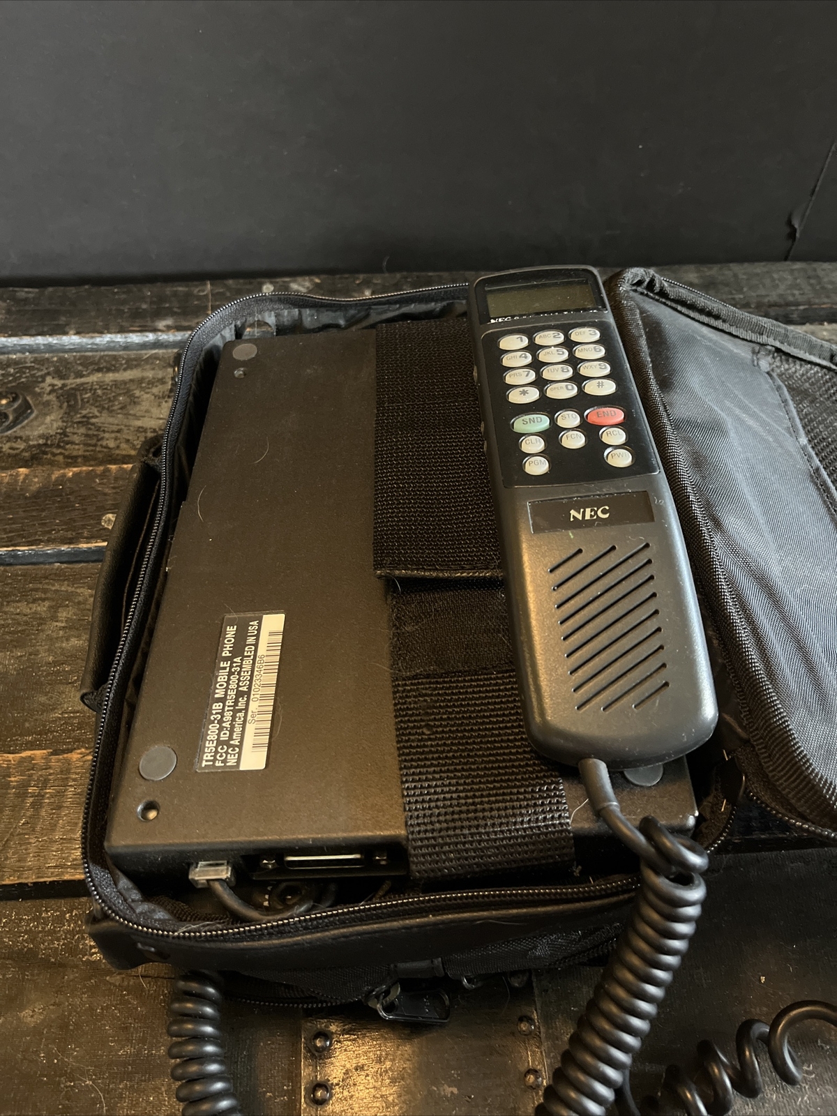 Vintage NEC Cellular Mobile Phone TR5E800-31B Original Bag Phone ...