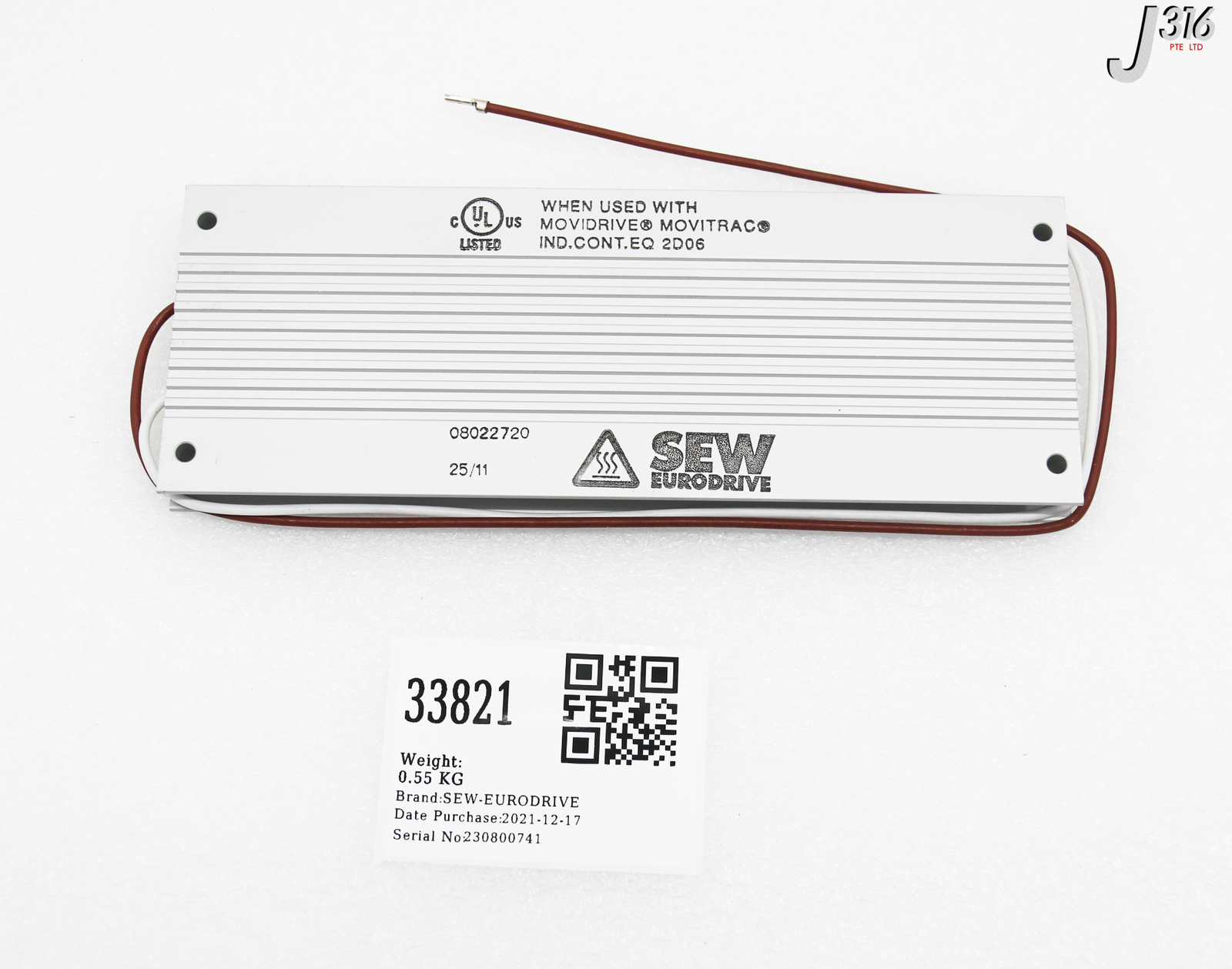 Sew Eurodrive Brake Resistor Bw100-005 BW100005 8262691 0461571 for ...