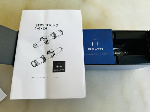 Delta Stryker HD 1-6X24 30mm Reticle Dot Illum Latest MRAD DSMR LPVO ...