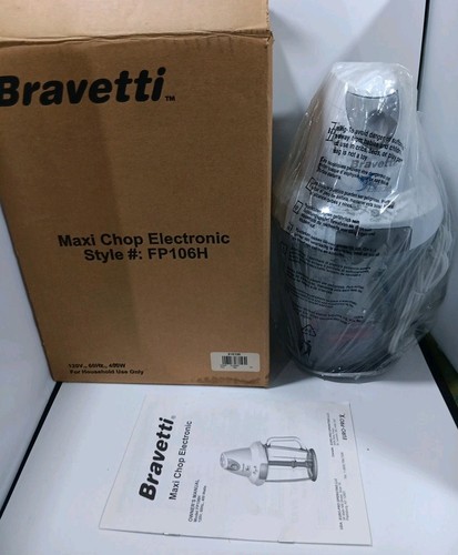 Bravetti Food Processor Glass Pitcher w/ Blades Model FP-106H | eBay