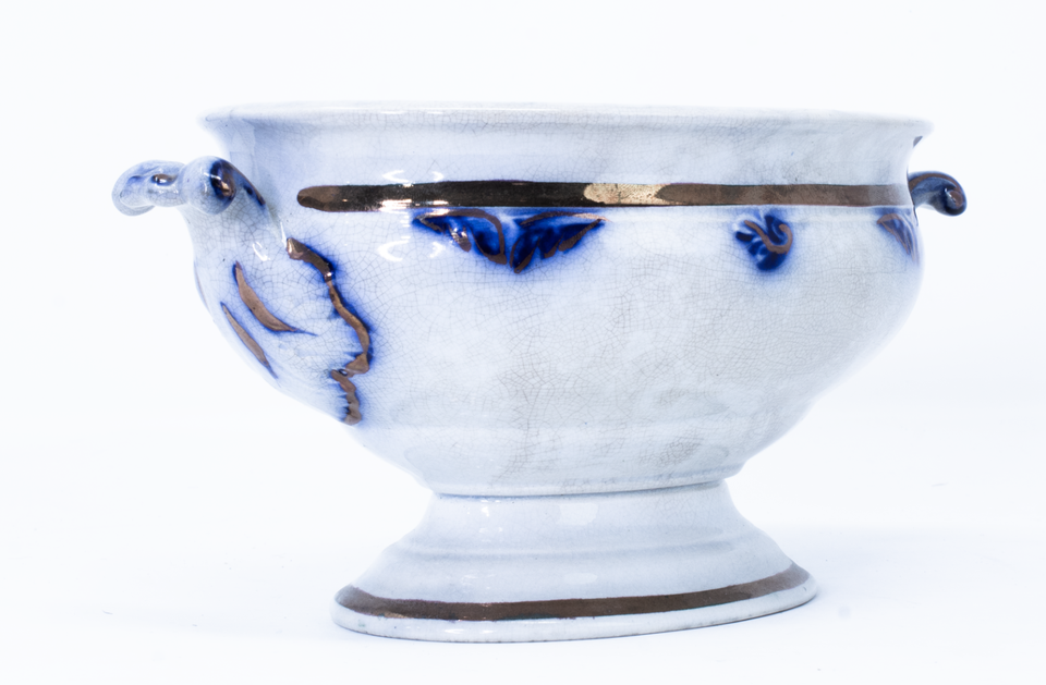 Antique Ironstone Sauce Tureen Tulip by Elsmore & Forster England No ...