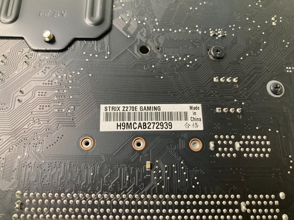 ASUS Rog Strix Z270E Gaming w/ LGA-1151 DDR4 RGB LED -Parts | eBay