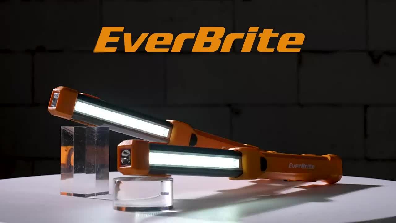 EverBrite 1000LM LED Work Light Rechargeable Work Light 4 Modes w/USB C ...
