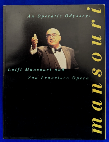 Vintage 1988 Lotfi Mansouri and San Francisco Opera Program: An ...
