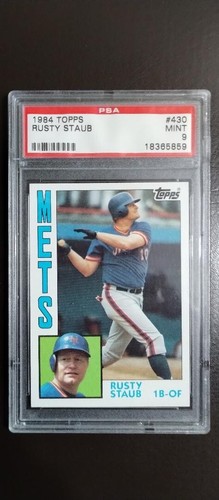 1984 TOPPS #430 RUSTY STAUB PSA 9 Mint! N.Y. METS | eBay