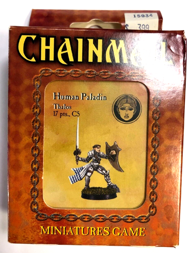 D&D DUNGEONS & DRAGONS CHAINMAIL Miniatures HUMAN PALADIN Thalos | eBay