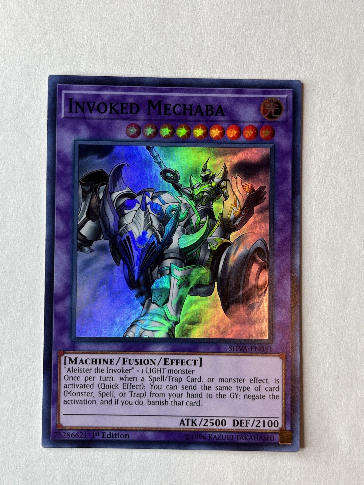 Yu-Gi-Oh! Invoked Mechaba SHVA-EN041, 1st Edition, Super Rare, NM | eBay