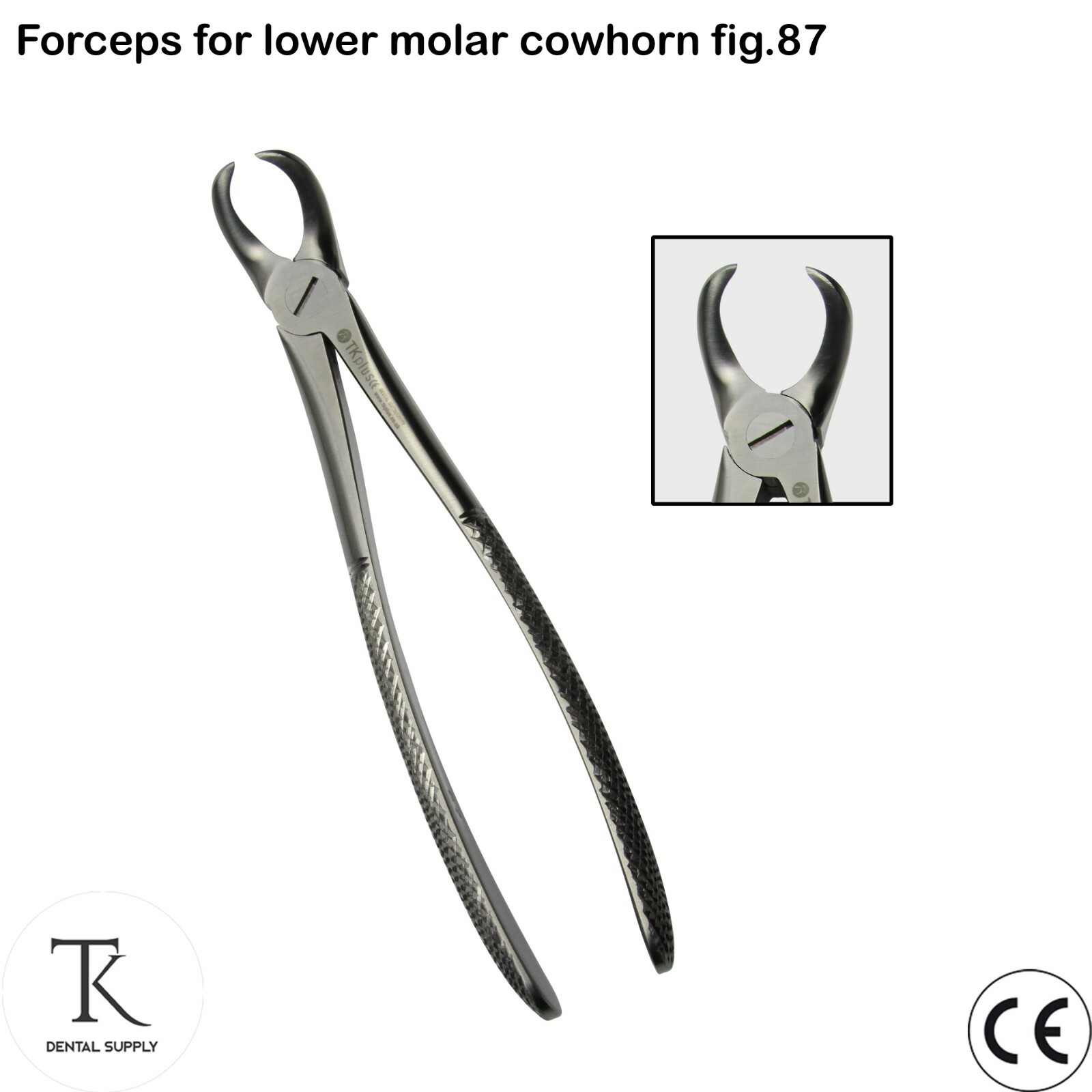 Tooth Extracting Forceps For Lower & Upper Molars Roots Loosening ...