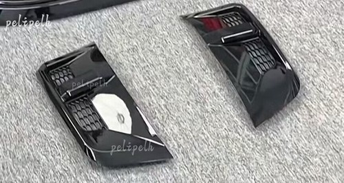 Glossy black Side Air Vent Trim Fender For Land Rover Defender 90 110 ...