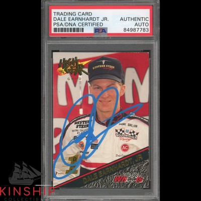 Dale Earnhardt Jr signed 1994 Wheels High Gear Rookie Card PSA DNA ...