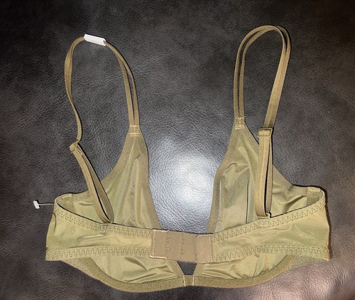 Calvin Klein Women's Sheer Marquisette Unlined Plunge Bra 32C NWT FREE ...