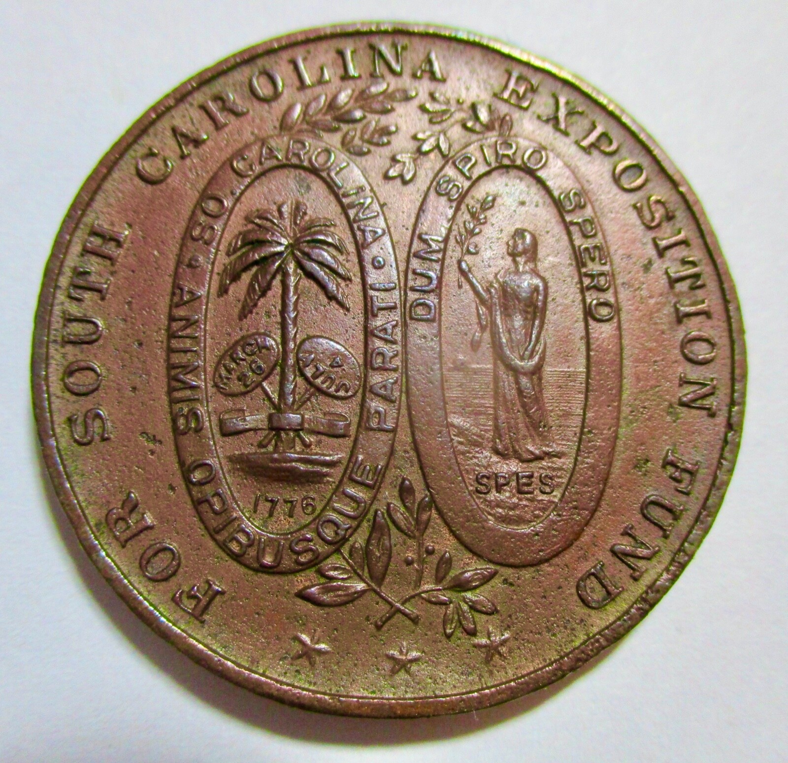 OUR THIRD PPIE STATE MEDAL LISTED TODAY, THIS SCD FROM SOUTH CAROLINA ...