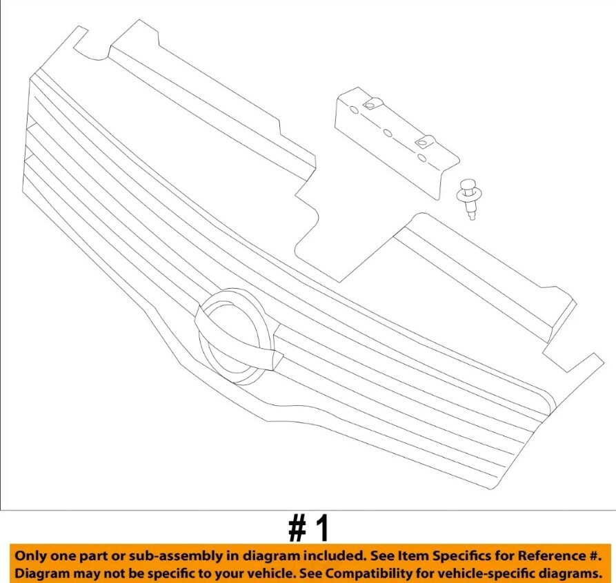 NISSAN OEM 07-09 Altima-Grille Grill 62070-JA01A ( new # 62070ZN50A ...