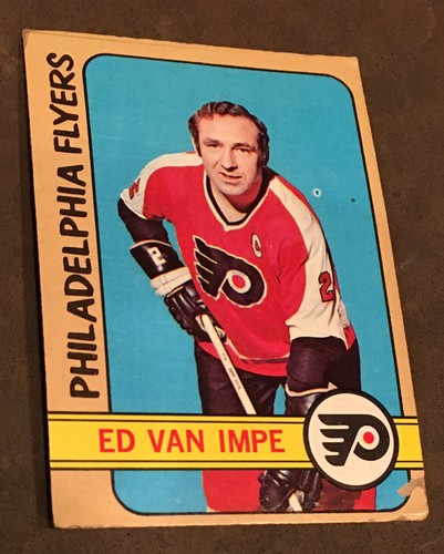 1972 Topps NHL Hockey Card Ed Van Impe Philadelphia Flyers Good ...