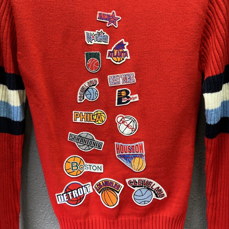 NWT Vintage 2003 NBA All Star Players BOOM-X Teams Knit Sweater Red XL ...