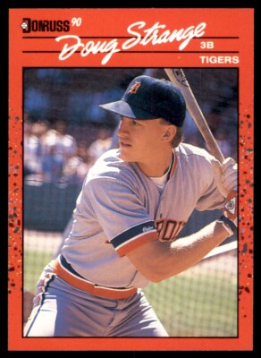 1990 Donruss Doug Strange RC Detroit Tigers #535 | eBay
