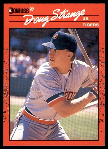 1990 Donruss Doug Strange RC Detroit Tigers #535 | eBay