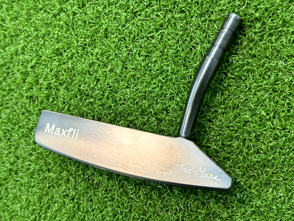 MAXFLI TAD MOORE TM-4 Milled Putter *Head Only* Right Handed Black Rust ...