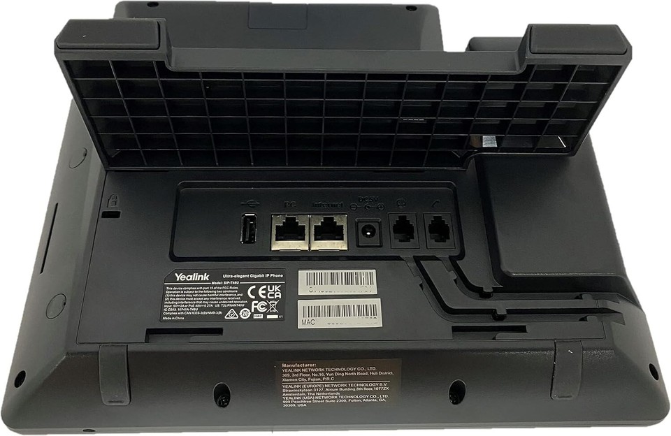 T48U Yealink Touchscreen IP Phone, 16 Lines. 7-Inch Color Touch Screen ...