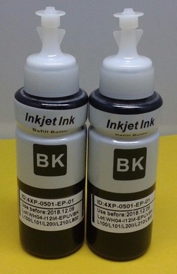 200ml Bulk Refill Ink Black T7741 for Epson WF M101 M105 M200 M201 M205 ...