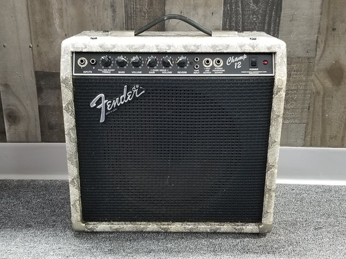 1987 Fender Champ 12 Tube Combo Amp - Snakeskin Tolex | eBay