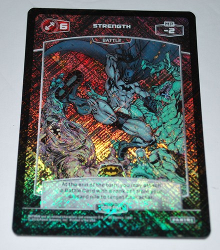 2018 PANINI BATMAN METAX STRENGTH CARD C58-BM FOIL RARE TCG BOOSTER ...