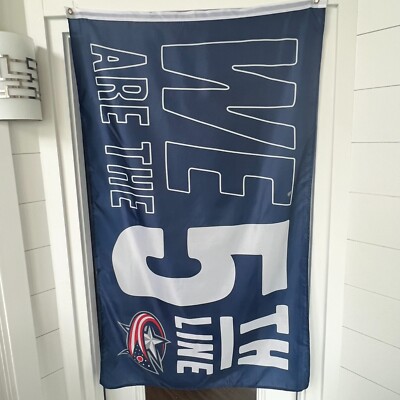 Columbus Blue Jackets We are the 5th line flag 3X5 | eBay
