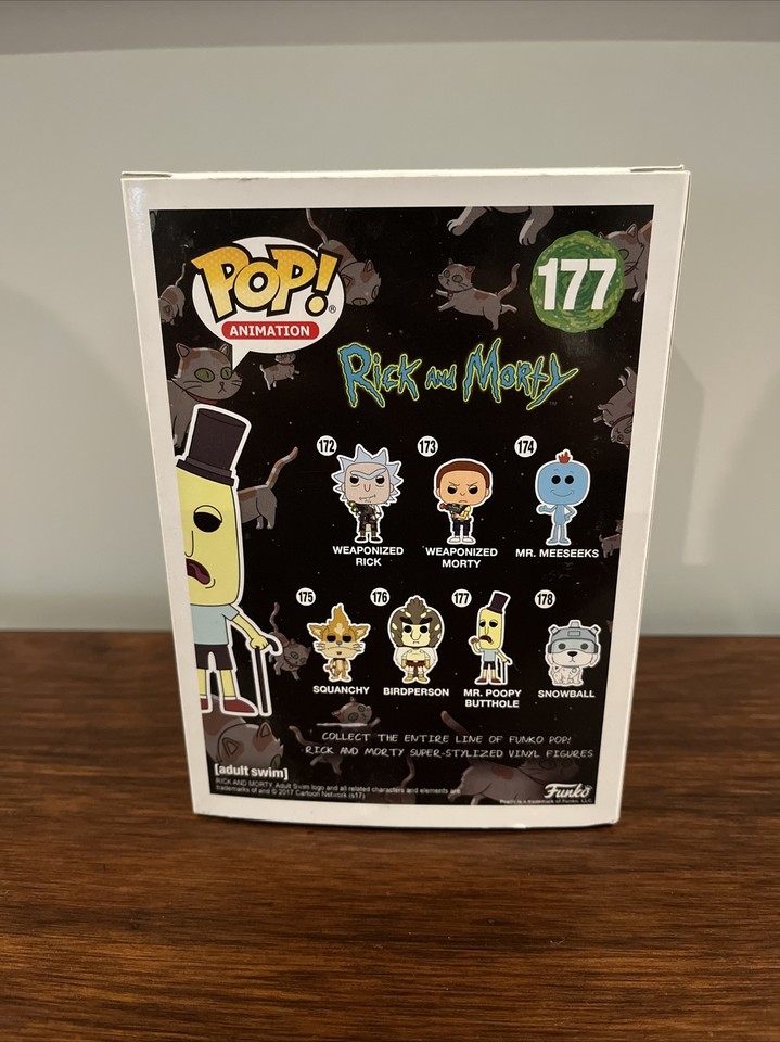 Funko Pop Animation Rick & Morty #177 Mr. Poopy Butthole Figure NEW | eBay