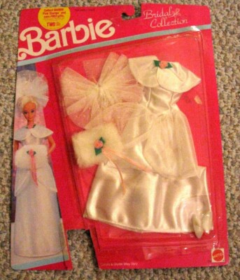BARBIE BRIDAL COLLECTION WEDDING DRESS 1 779 Brand New Mattel 1990 FREE ...