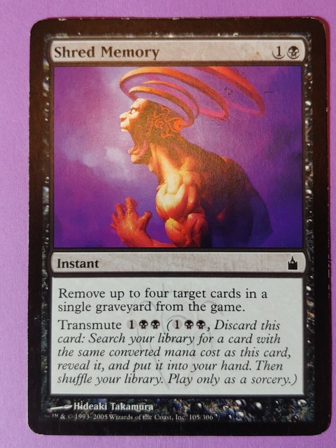 MTG Shred Memory Ravnica 105/306 Regular Common for sale online | eBay