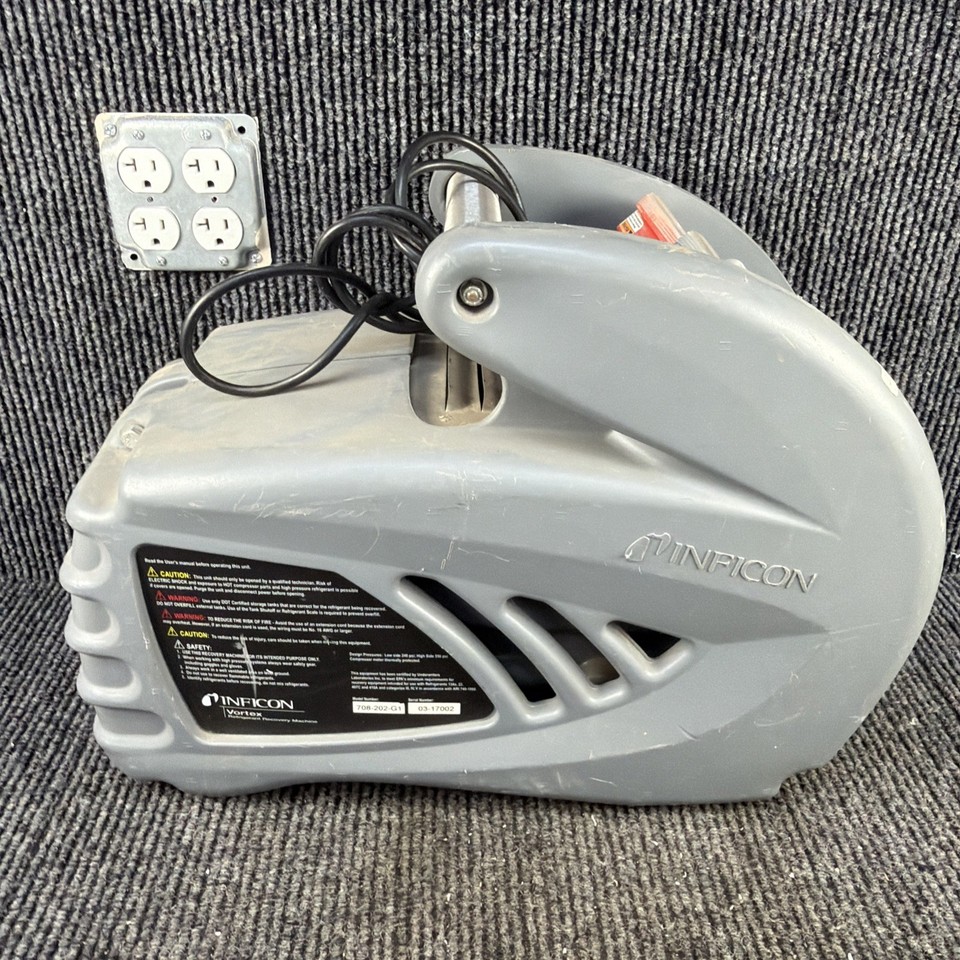 Inficon 708-202-G1 Vortex Dual Refrigerant Recovery Machine | eBay