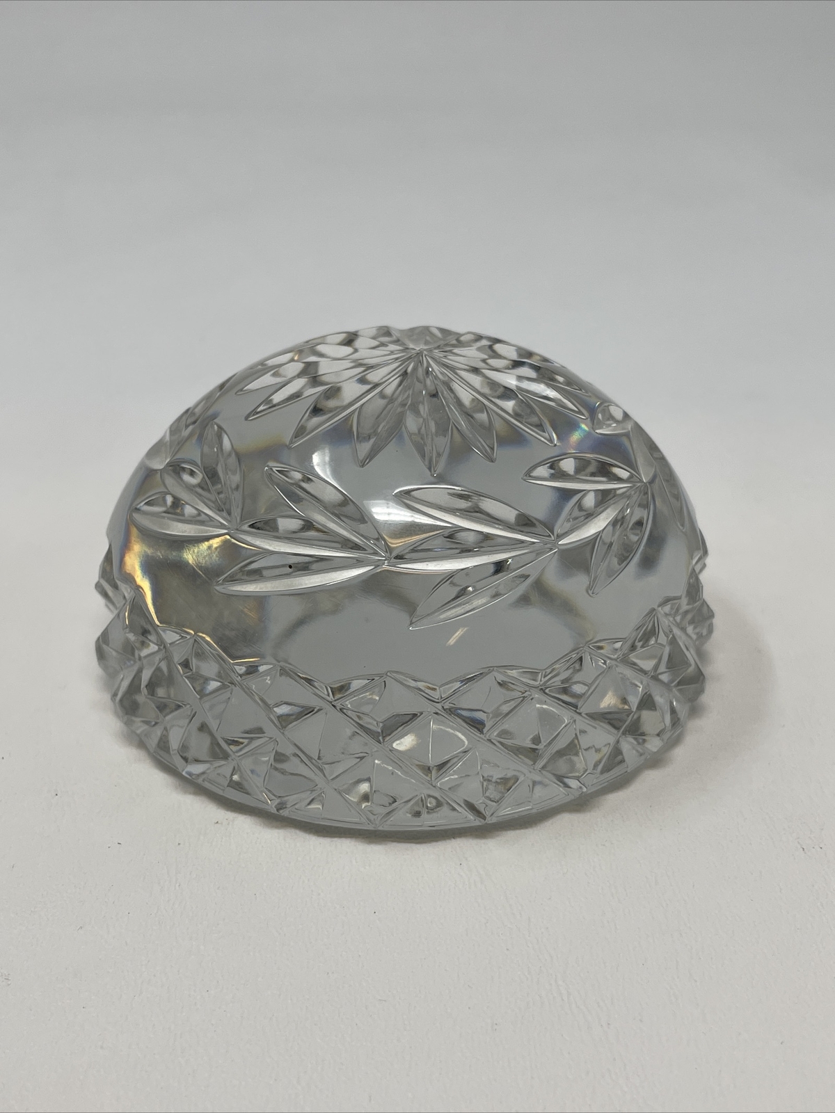 GALWAY Irish Crystal Glass Paperweight 3-1/2" Diameter | eBay