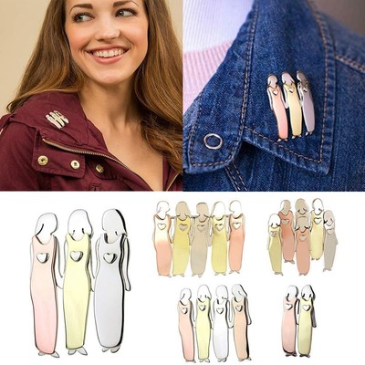 Alloy Metal Best Friends Pin Brooch Birthday Gift BFF Pin Sisters Pin ...