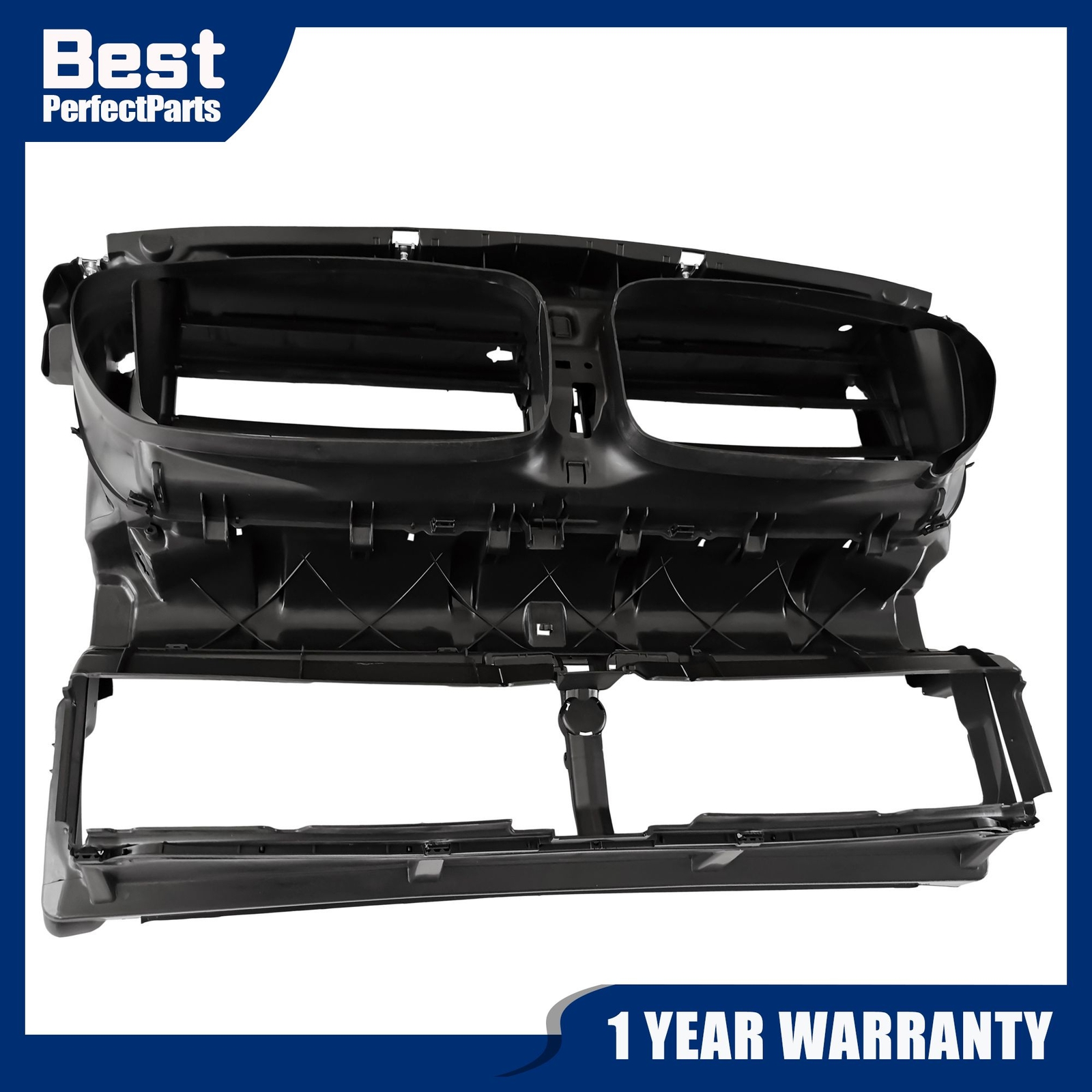 Radiator Shutter Support Air Intake Assembly For 11-16 BMW F10 F11 ...