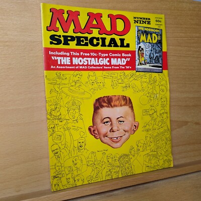 MAD Magazine Special Number 9 1972 The Nostalgic Mad Comic Book Insert ...