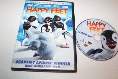 Happy Feet (DVD 2007, Widescreen) Elijah Wood, Robin Williams, Hugh ...