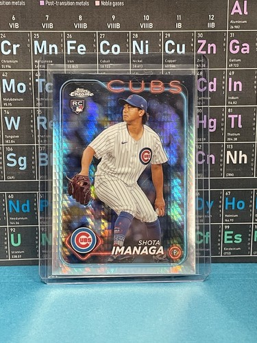 2024 Topps Chrome Prizm Refractor #121 Shota Imanaga RC Chicago Cubs | eBay