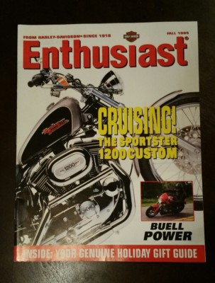 Fall 1995 The Enthusiast Magazine Harley-Davidson Motorcycle 1200 Buell ...