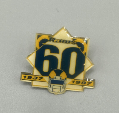 St Louis Rams 60 Lapel Pin 1937 1997 Anniversary (T) | eBay