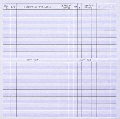 24 PCS Check Registers for Personal Checkbook, Easy to Read Checkbook ...