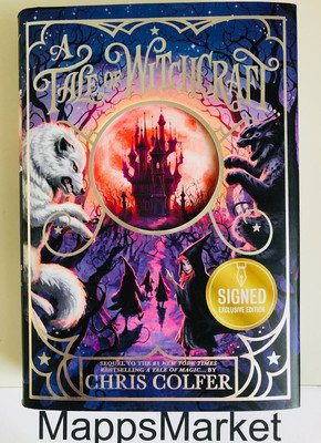 SIGNED A Tale of Witchcraft by CHRIS COLFER 1/1 B&N EXCLUSIVE A Tale of ...