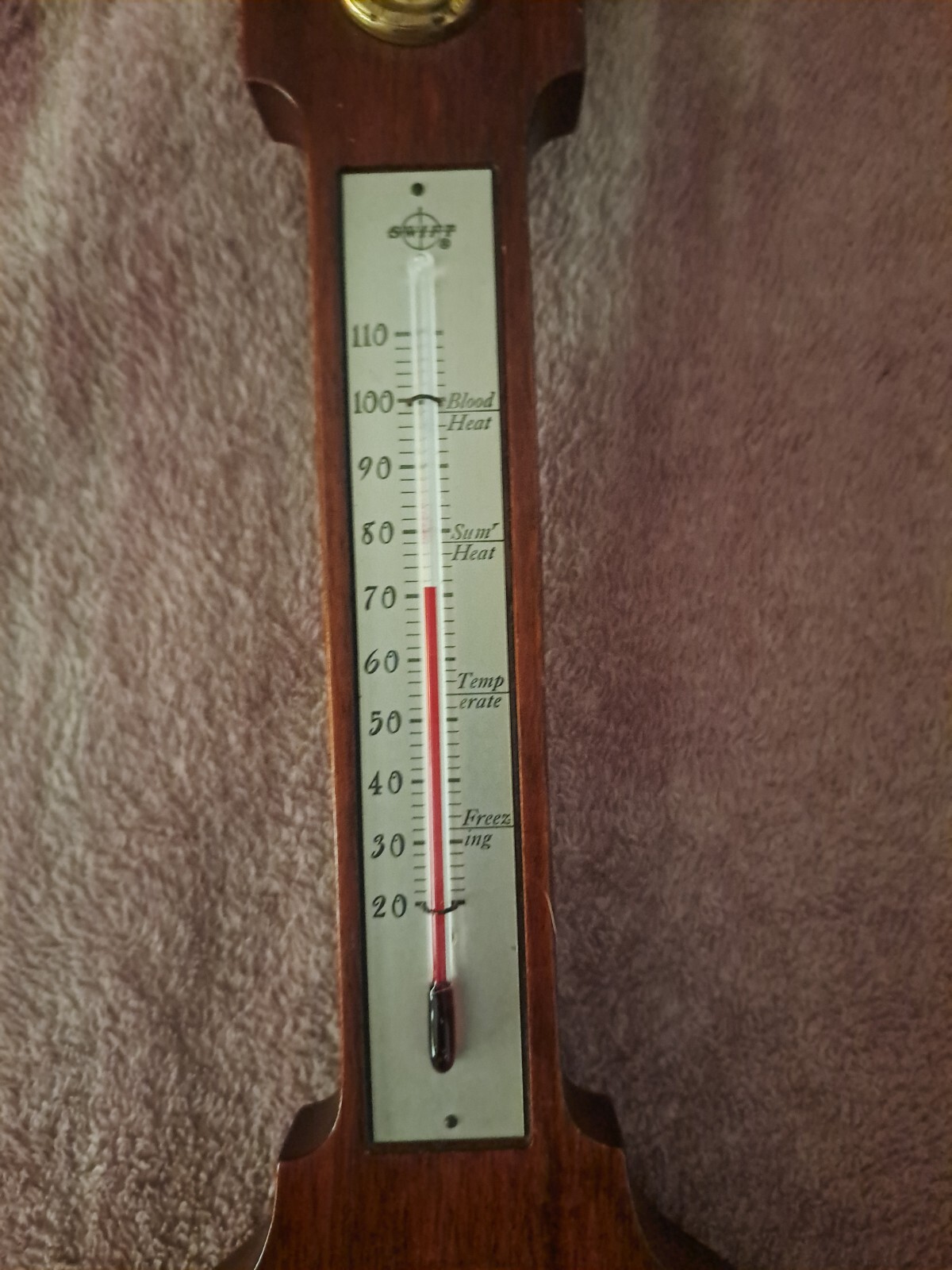 VTG Swift Instruments Weather Station Wall Barometer Banjo Style 21 ...