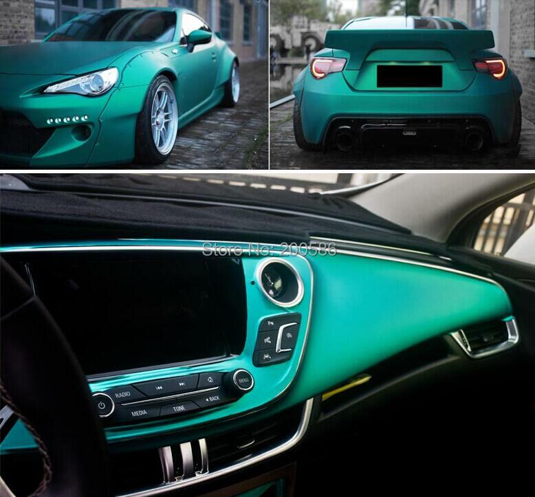 Car Metallic Matte Chrome Satin Vinyl Vehicle Wrap Film Graphics Air ...